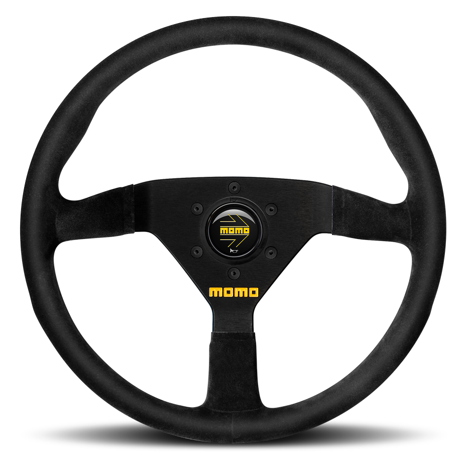 MOMO - MOMO MOD.78 350mm Wildleder schwarz mit NFC